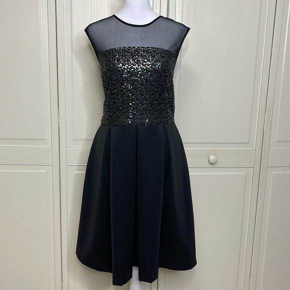 Studio One | Dresses | Studio One Black Sequin Midi Dress | Poshmark
